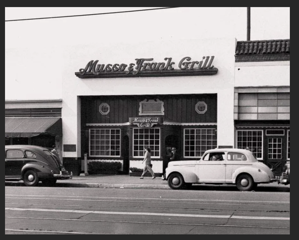 The Musso & Frank Grill – Timmy Tae's Thoughts